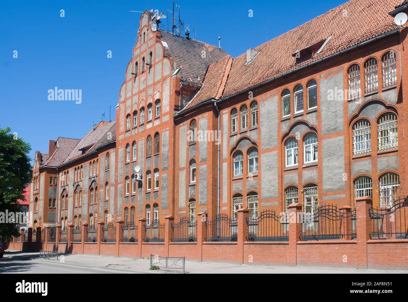 Former infantry barracks. Baltiysk. Russia Stock Photo - Alamy