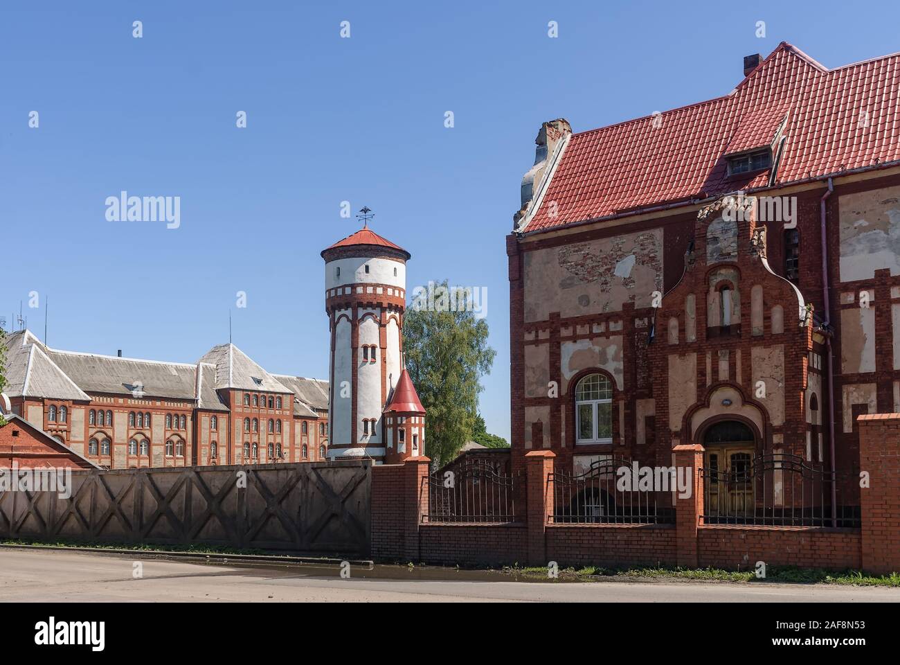 Former infantry barracks. Baltiysk. Russia Stock Photo - Alamy