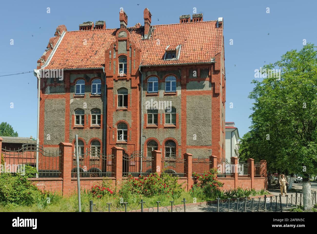 Former infantry barracks. Baltiysk. Russia Stock Photo - Alamy