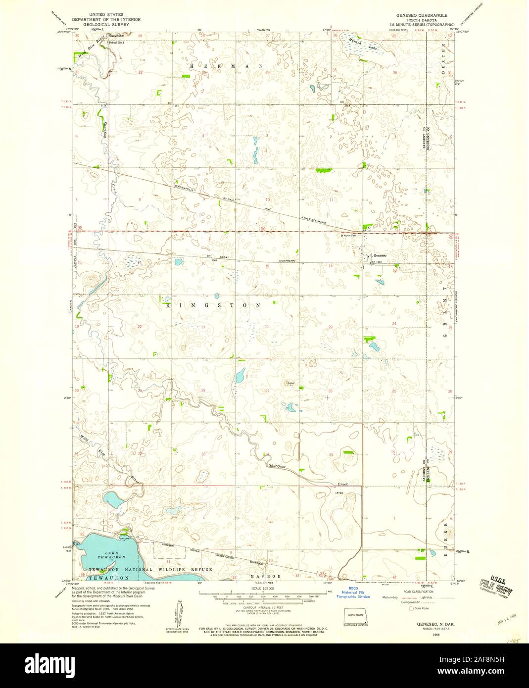 Map of geneseo hi-res stock photography and images - Alamy