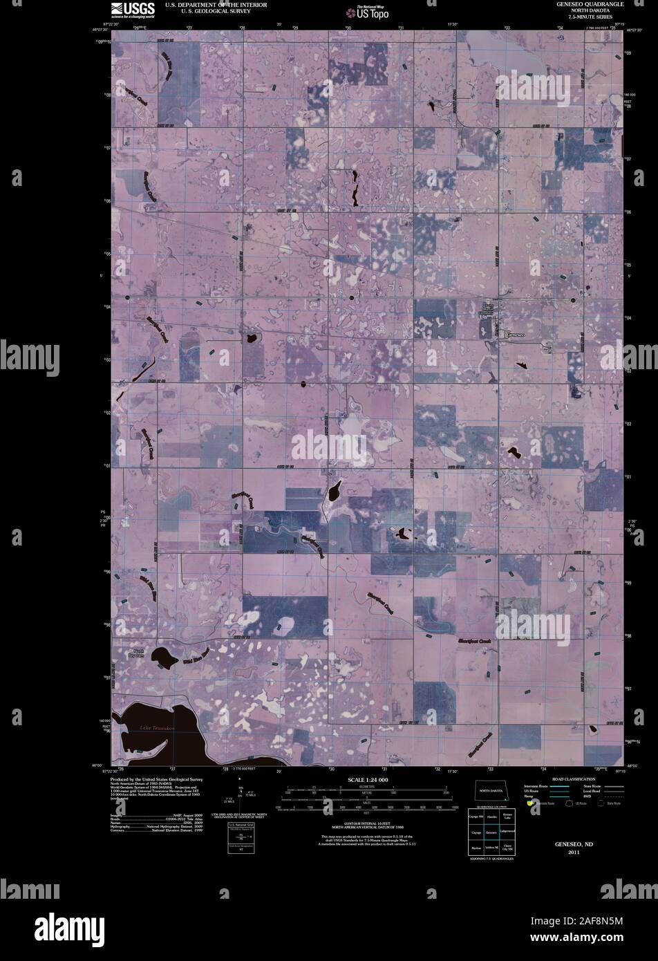 Geneseo map hi-res stock photography and images - Alamy