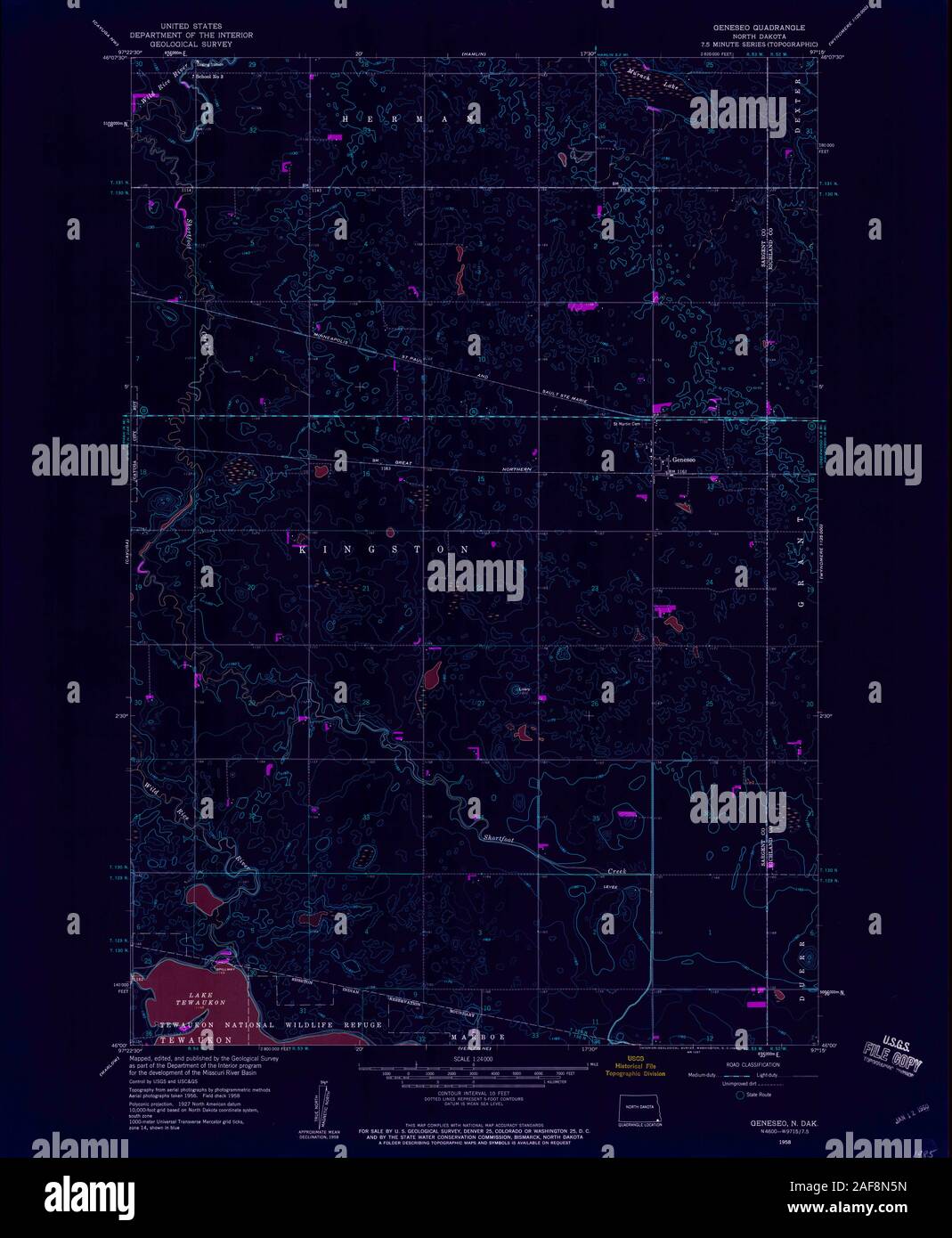 Map of geneseo hi-res stock photography and images - Alamy