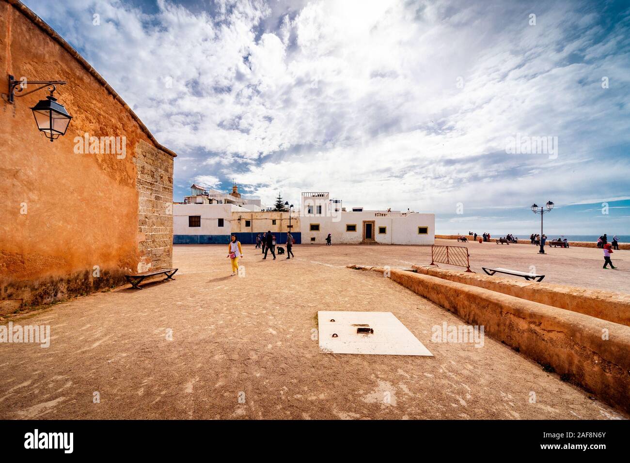 walking through the streets of the cities of Morocco. marrakech, rabat ...