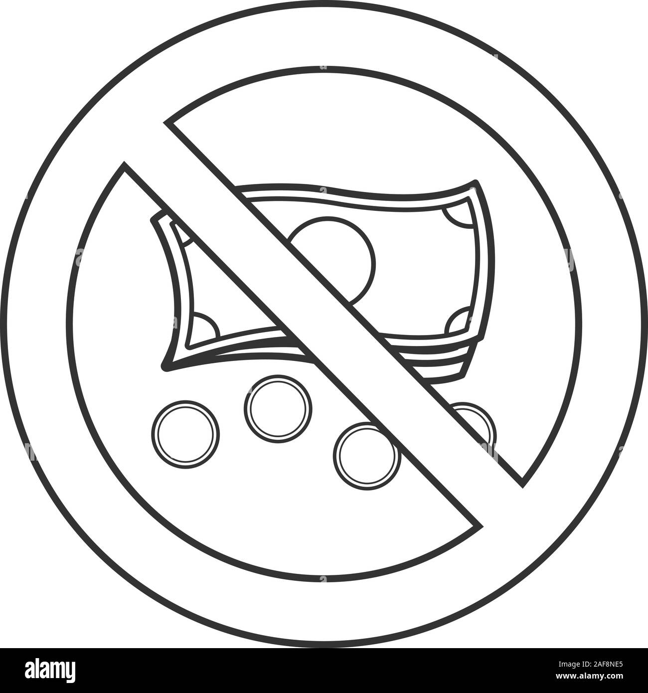 No cashless Black and White Stock Photos & Images - Alamy