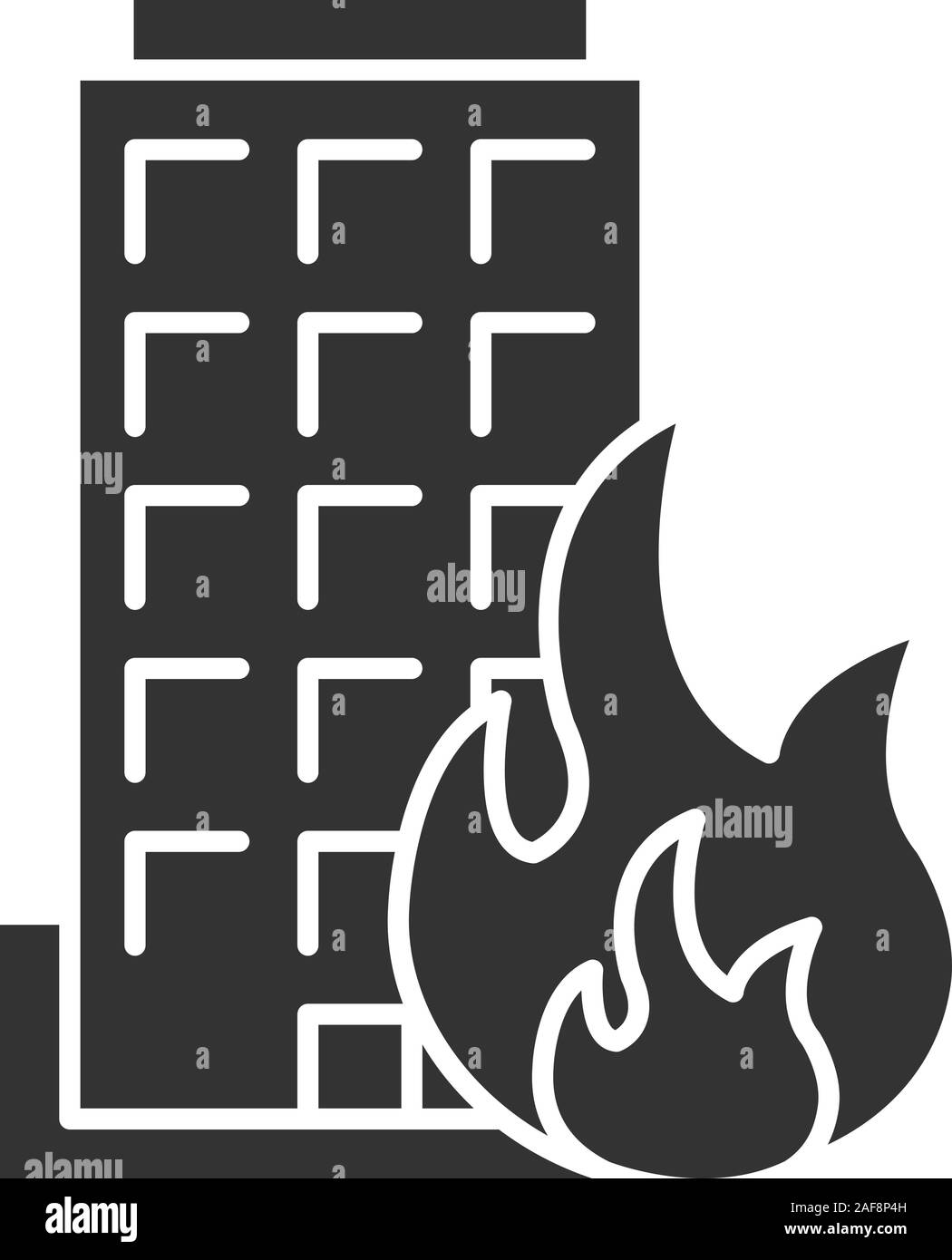 Catching Fire Symbol Silhouette