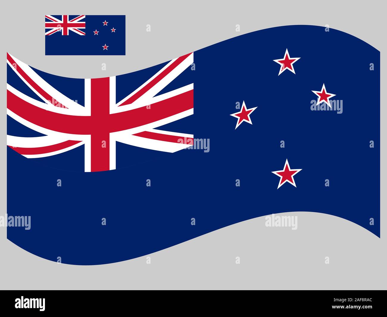 New zealand flag vector hi-res stock photography and images - Alamy