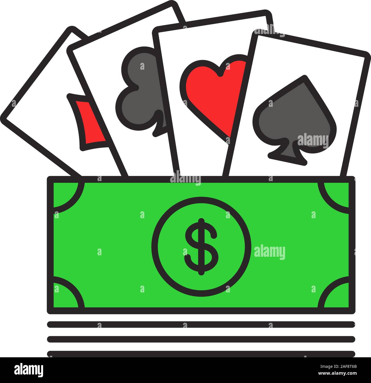 Cartoon illustration spade card suit Cut Out Stock Images & Pictures ...