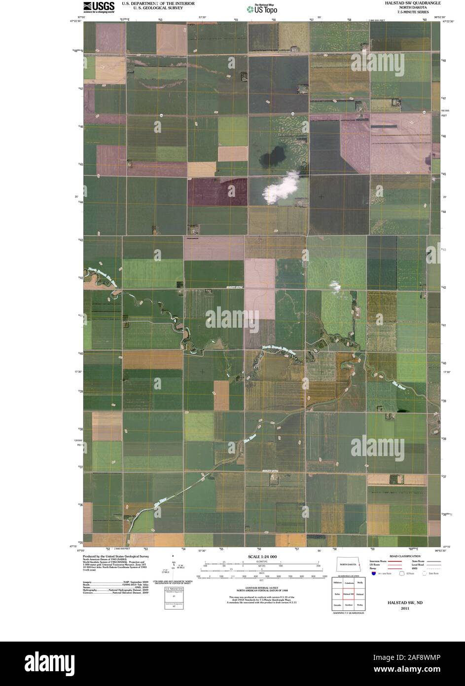 Map of halstad hi-res stock photography and images - Alamy