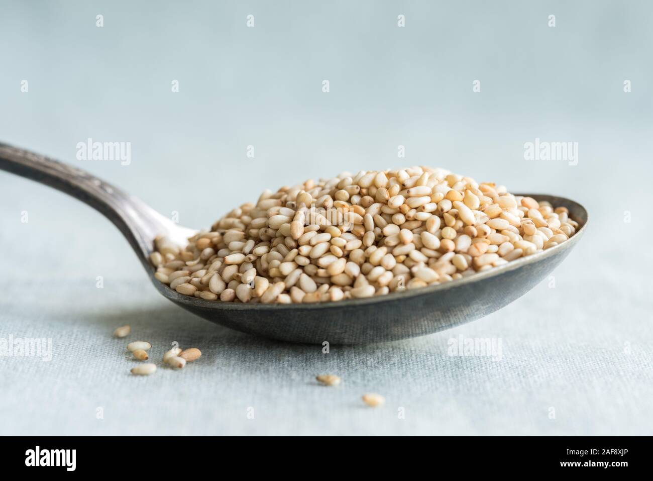 Toasted Sesame Seeds Stock Photo - Alamy