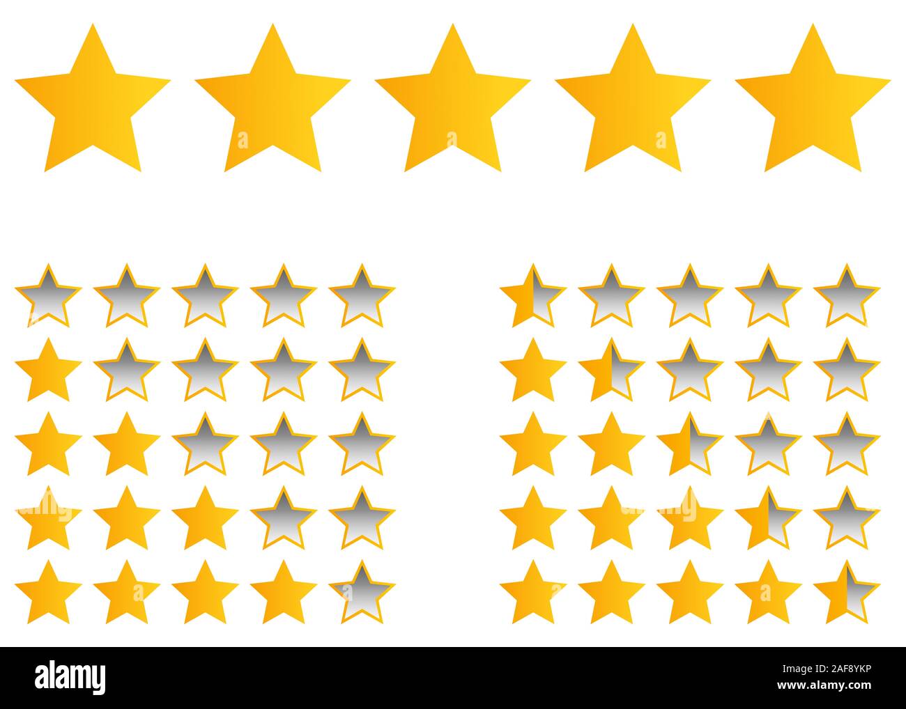 Review stars hi-res stock photography and images - Alamy