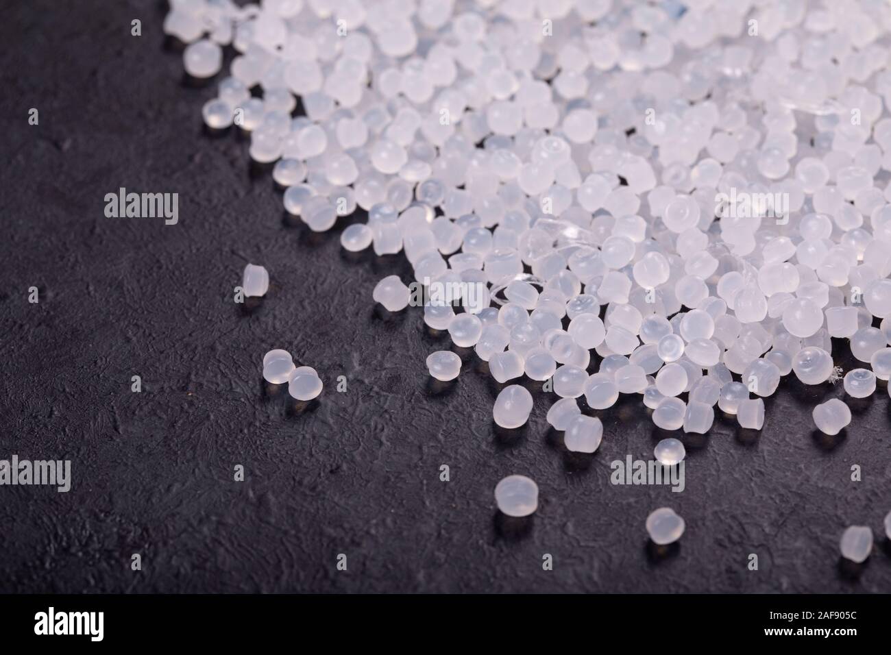Small Plastic pellets. Micro plastic. air pollution Stock Photo - Alamy