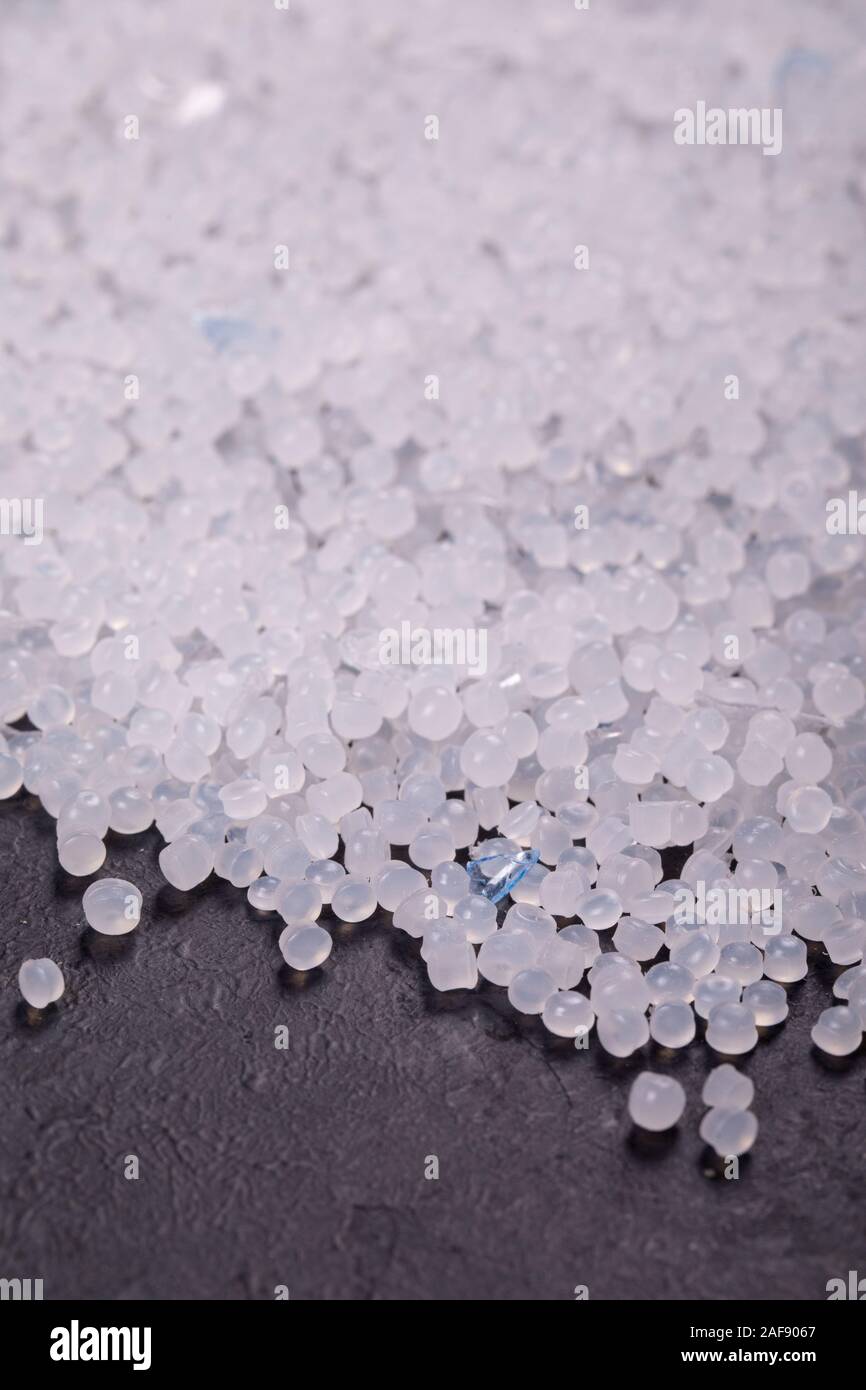 Small Plastic pellets. Micro plastic. air pollution Stock Photo - Alamy