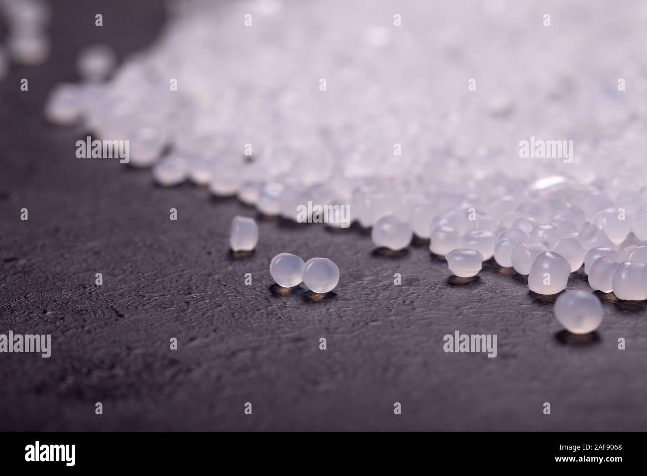 Small Plastic pellets. Micro plastic. air pollution Stock Photo - Alamy