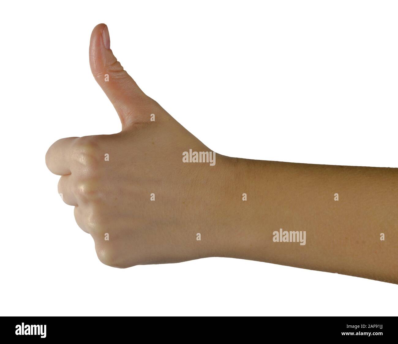 Female gesturing hand Stock Photo - Alamy