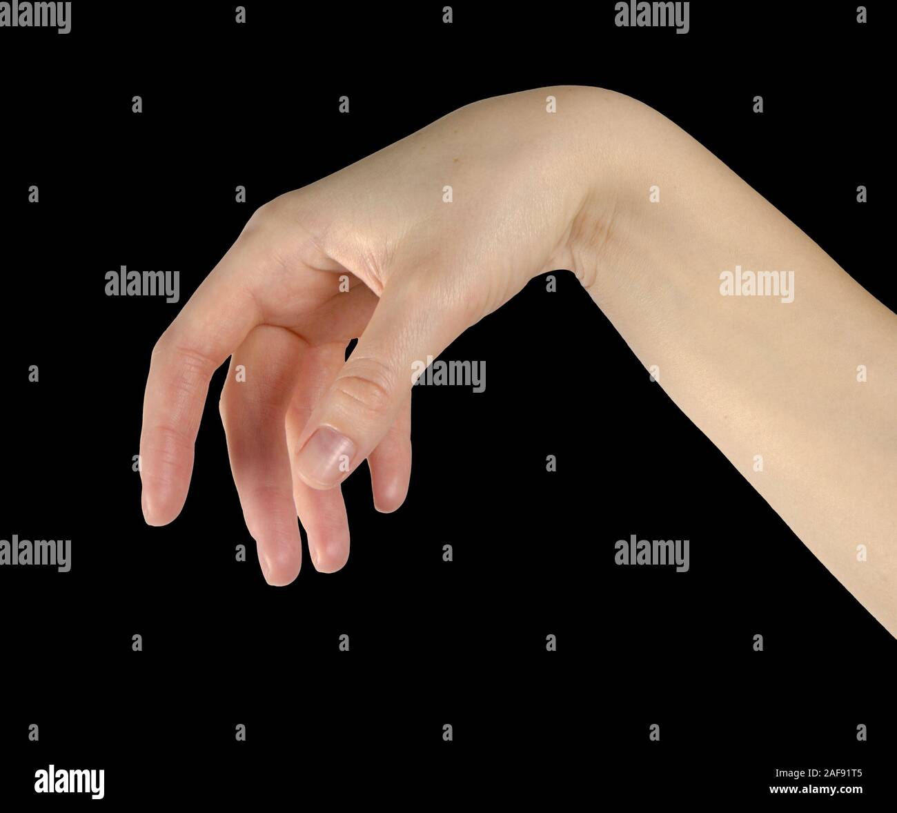 Female gesturing hand Stock Photo - Alamy