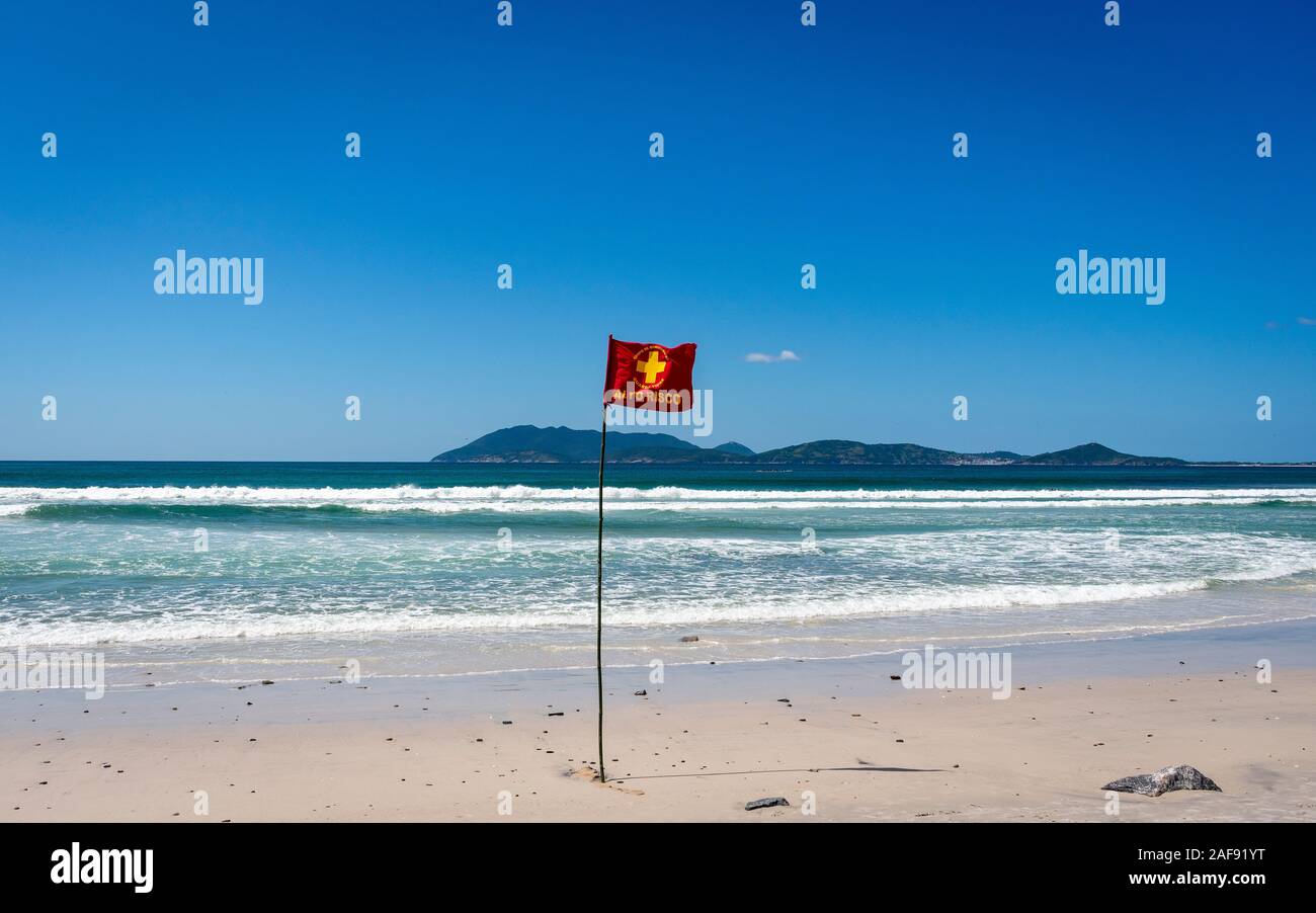Tropical beach flag hi-res stock photography and images - Alamy