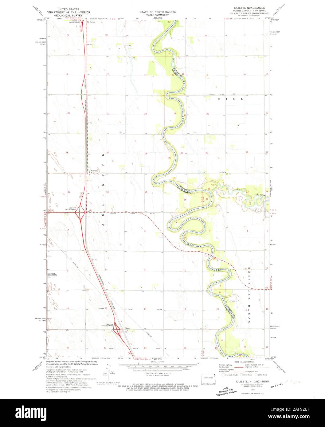 Map of joliette hi-res stock photography and images - Alamy