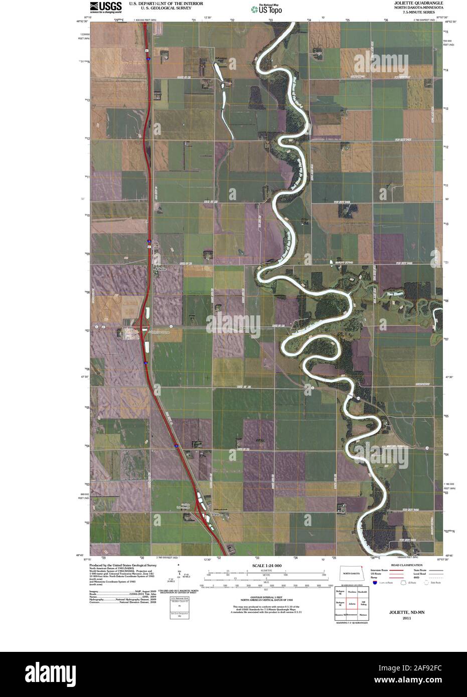 Joliette map hi-res stock photography and images - Alamy