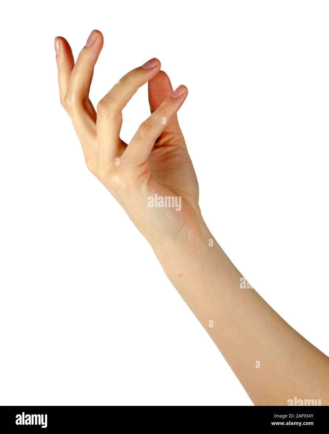 Female gesturing hand Stock Photo - Alamy