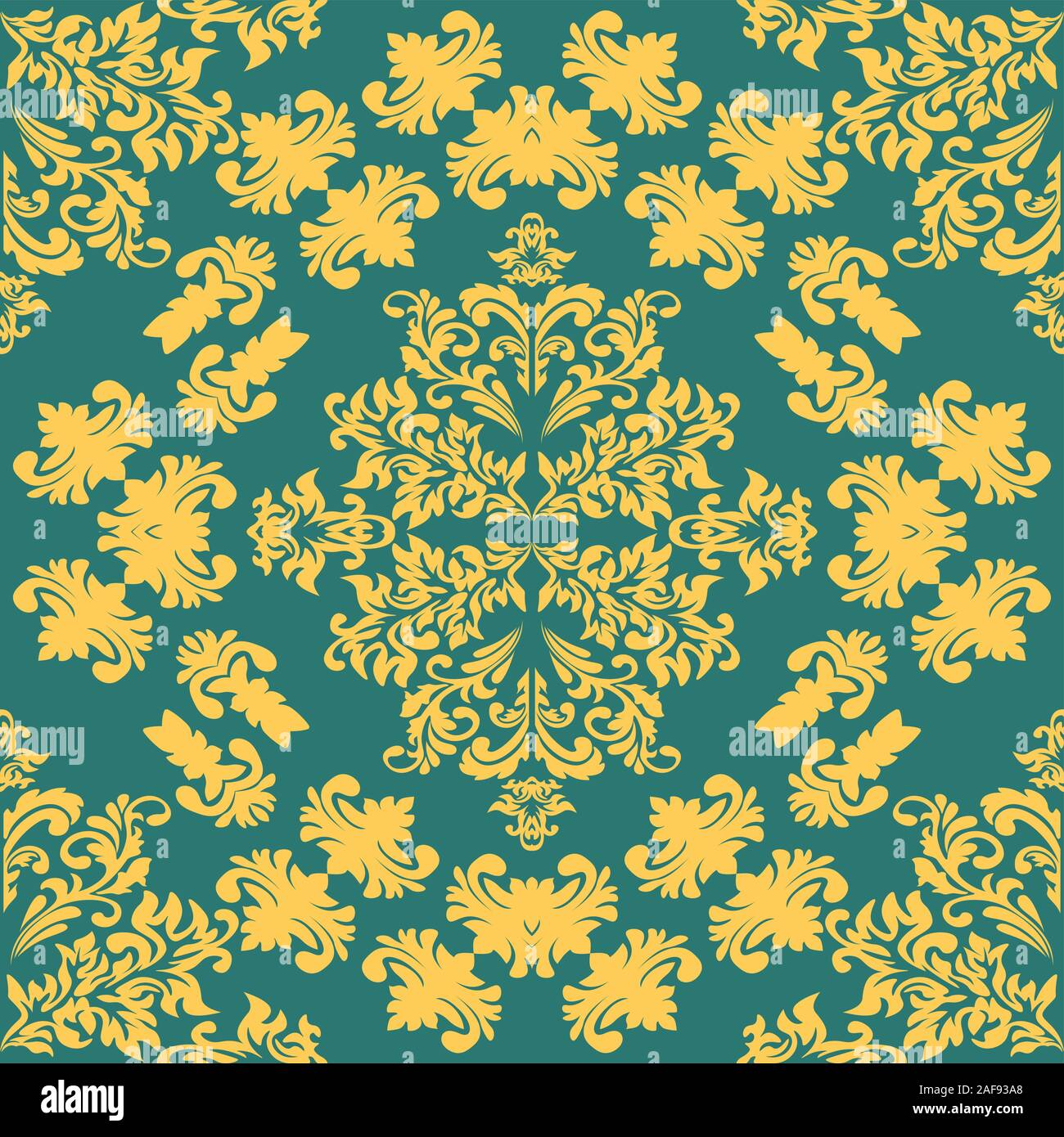 Decorative element traditional damask pattern. Vector eps 10 Stock ...