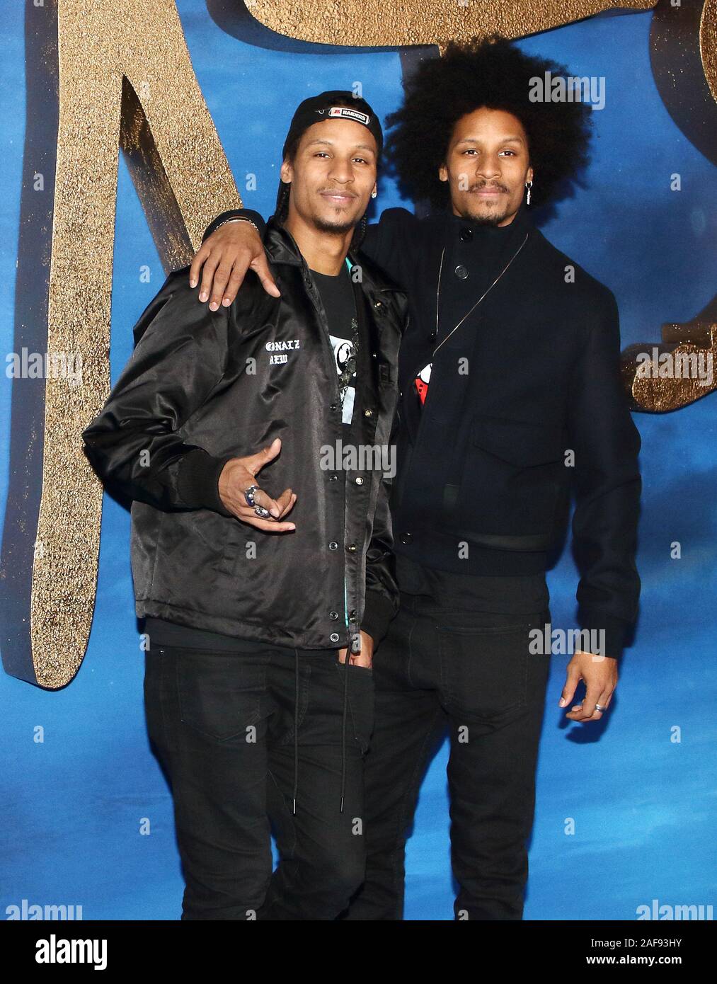 Larry Bourgeois and Laurent Bourgeois attend the Cats film photocall at ...
