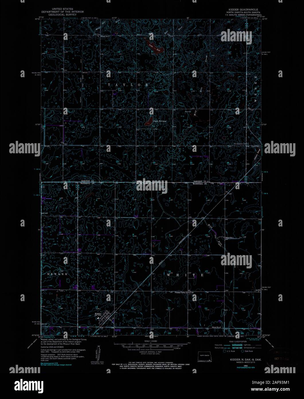 Kidder map hi-res stock photography and images - Alamy