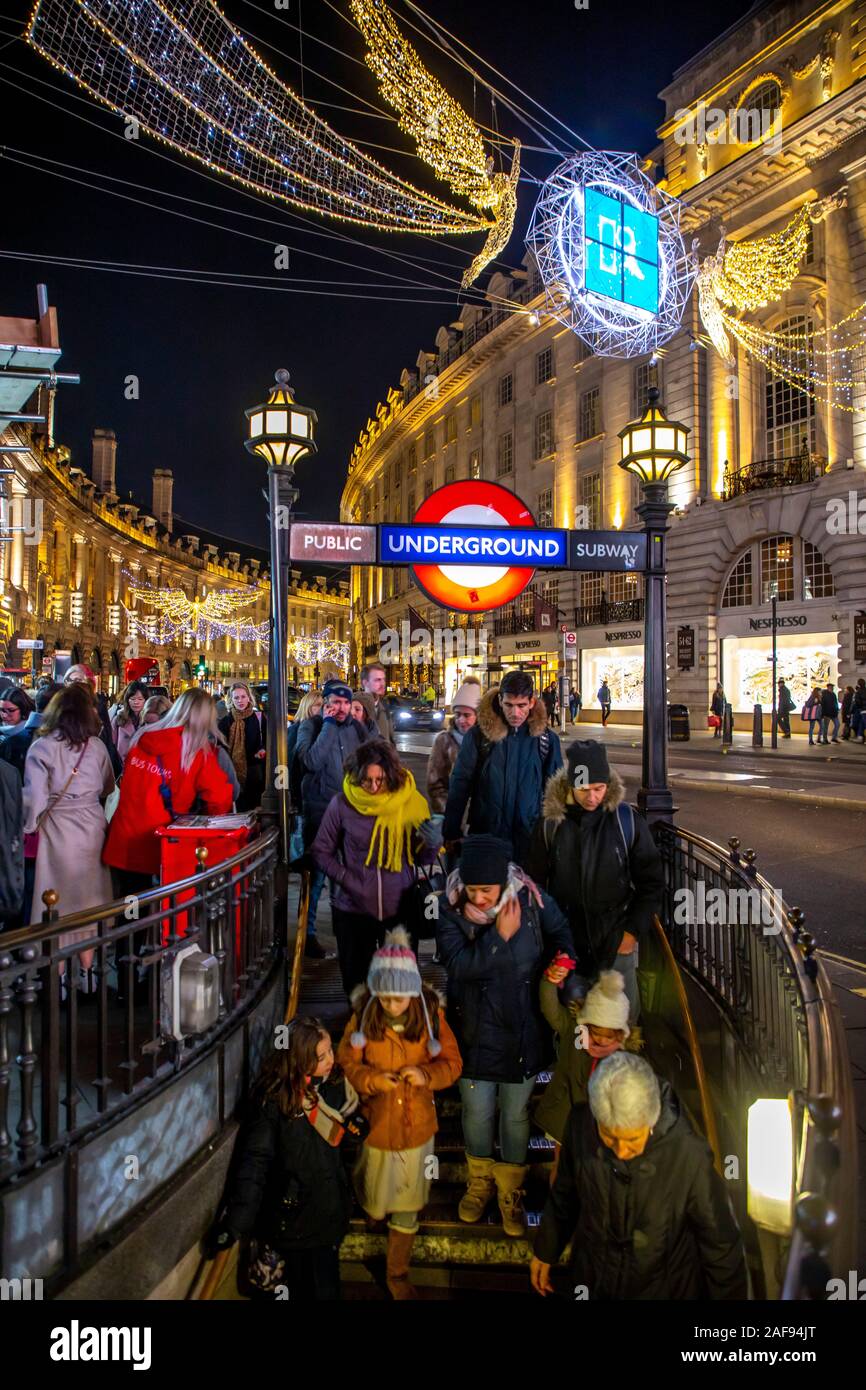 Piccadilly circus illumination evening hi-res stock photography and ...