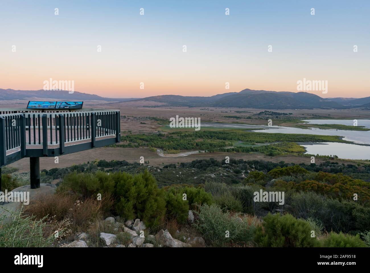 Lake landscape at Palomar Mountain, California Stock Photo - Alamy