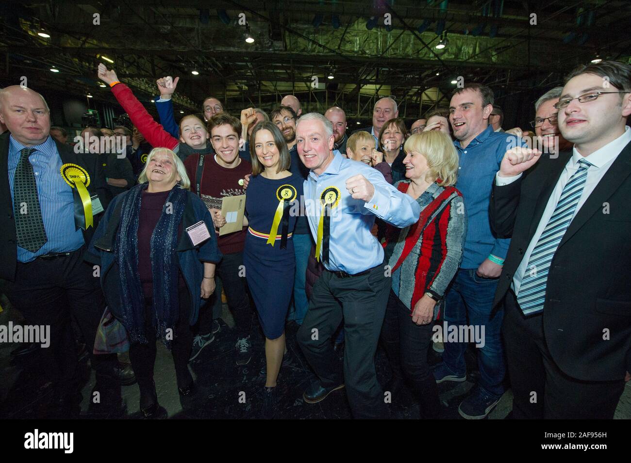 Glasgow, UK. 13 December 2019. Pictured: Carol Monaghan MP for Glasgow ...