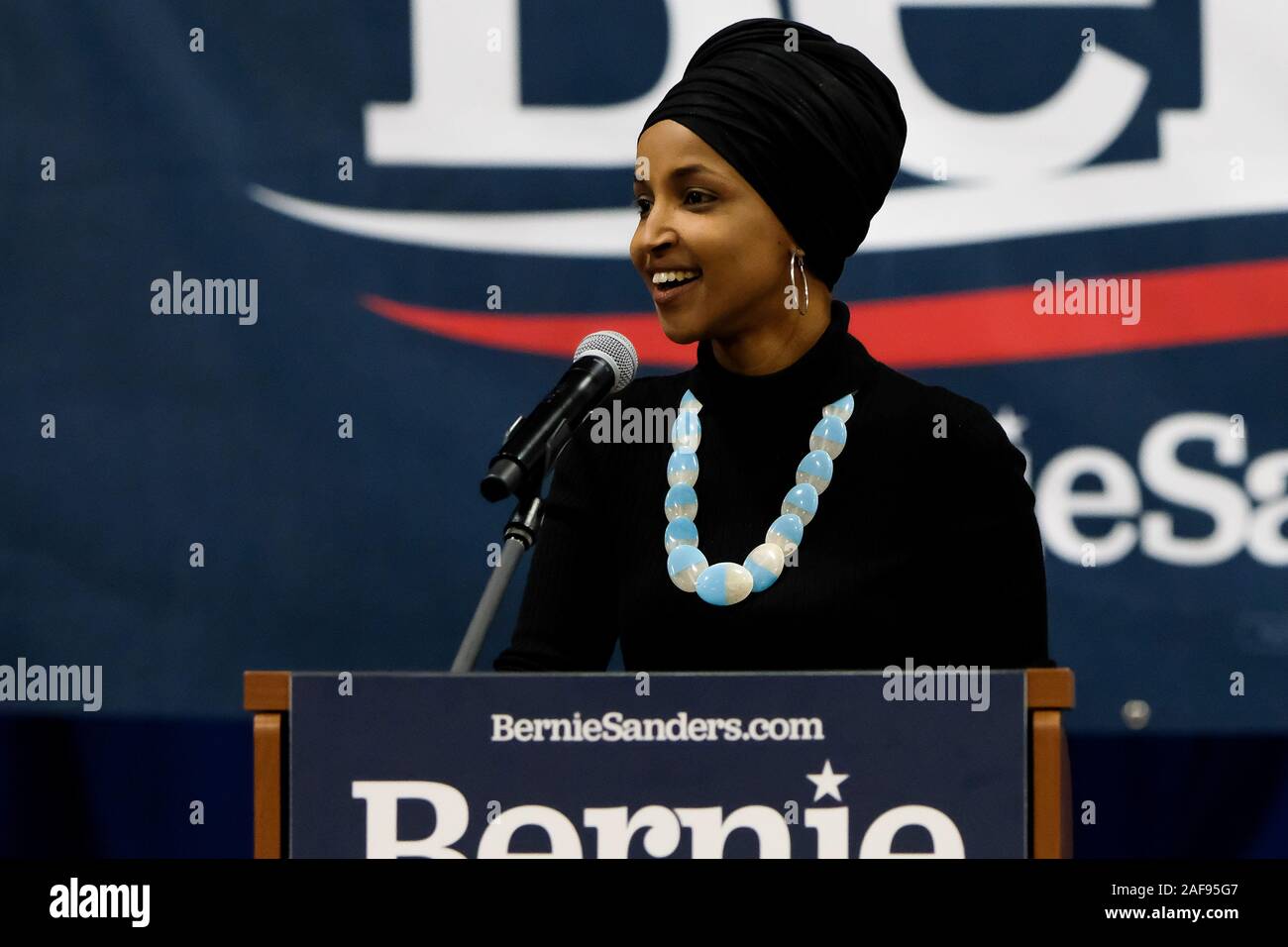 Minnesota Congresswoman Ilhan Omar campaigns with Vermont Senator and ...