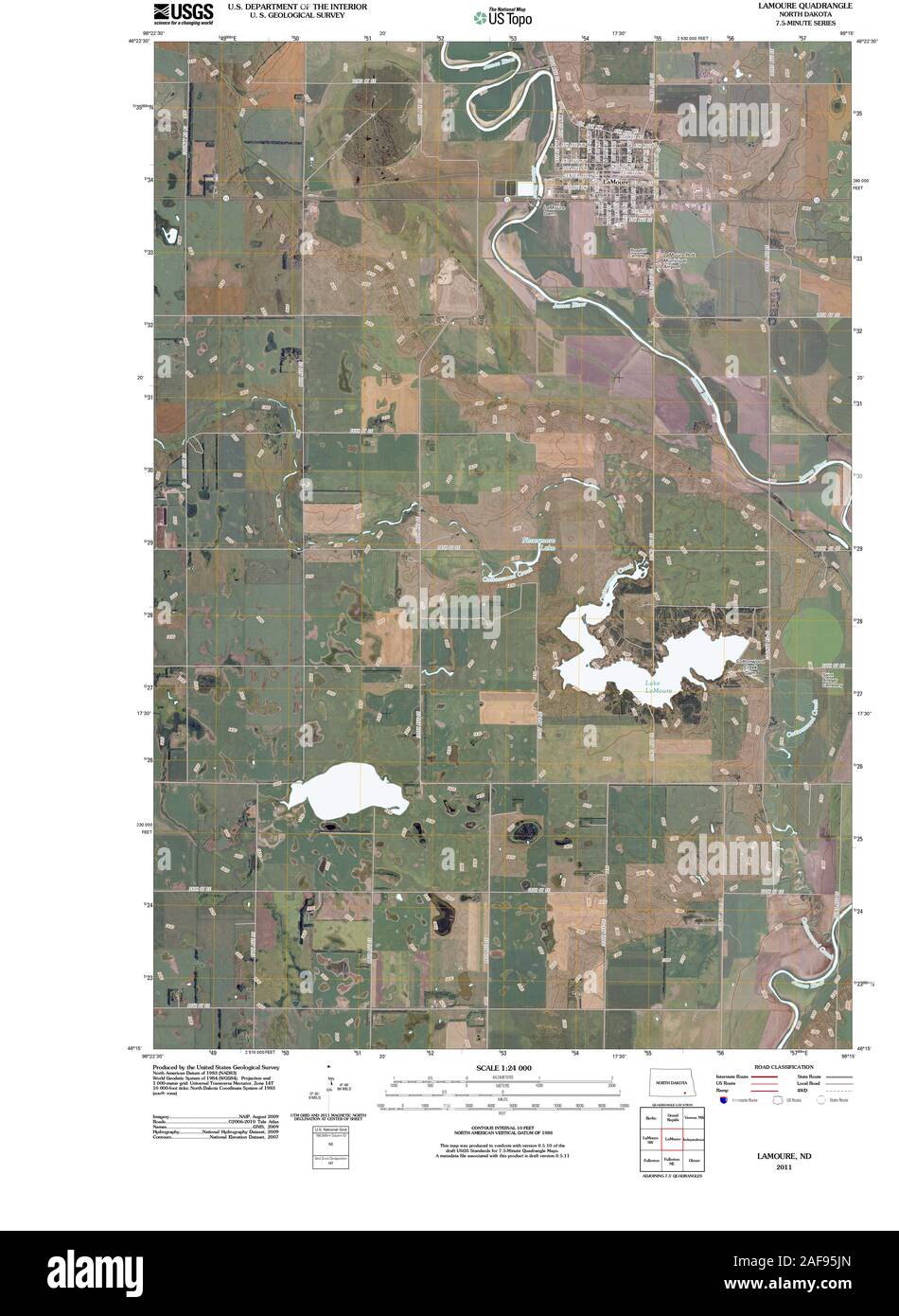 Lamoure map hi-res stock photography and images - Alamy