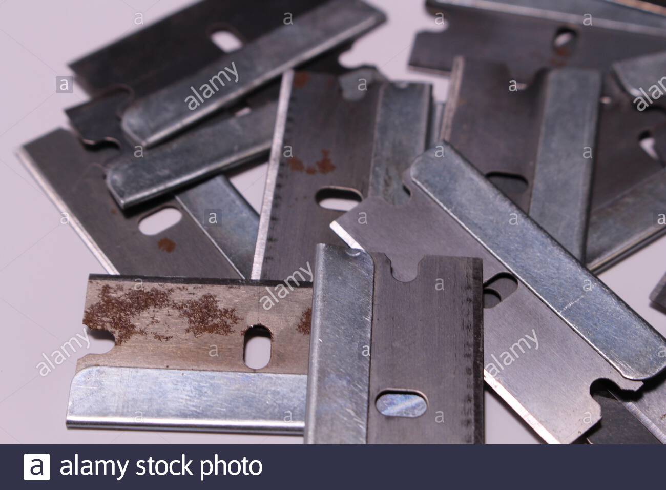 Razor Blades High Resolution Stock Photography and Images - Alamy