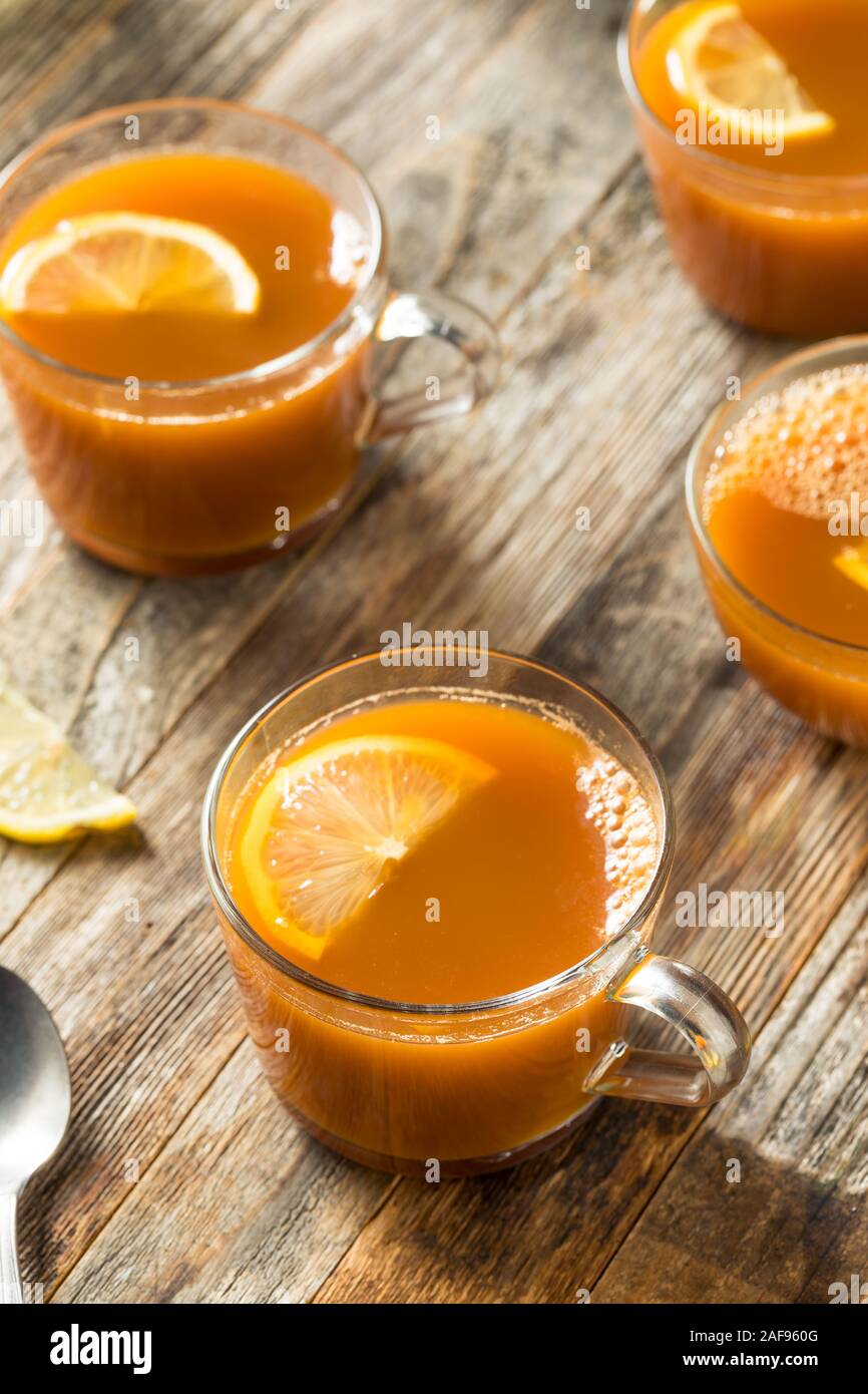Homemade Warm Russian Tea Christmas Punch with Citrus Stock Photo - Alamy
