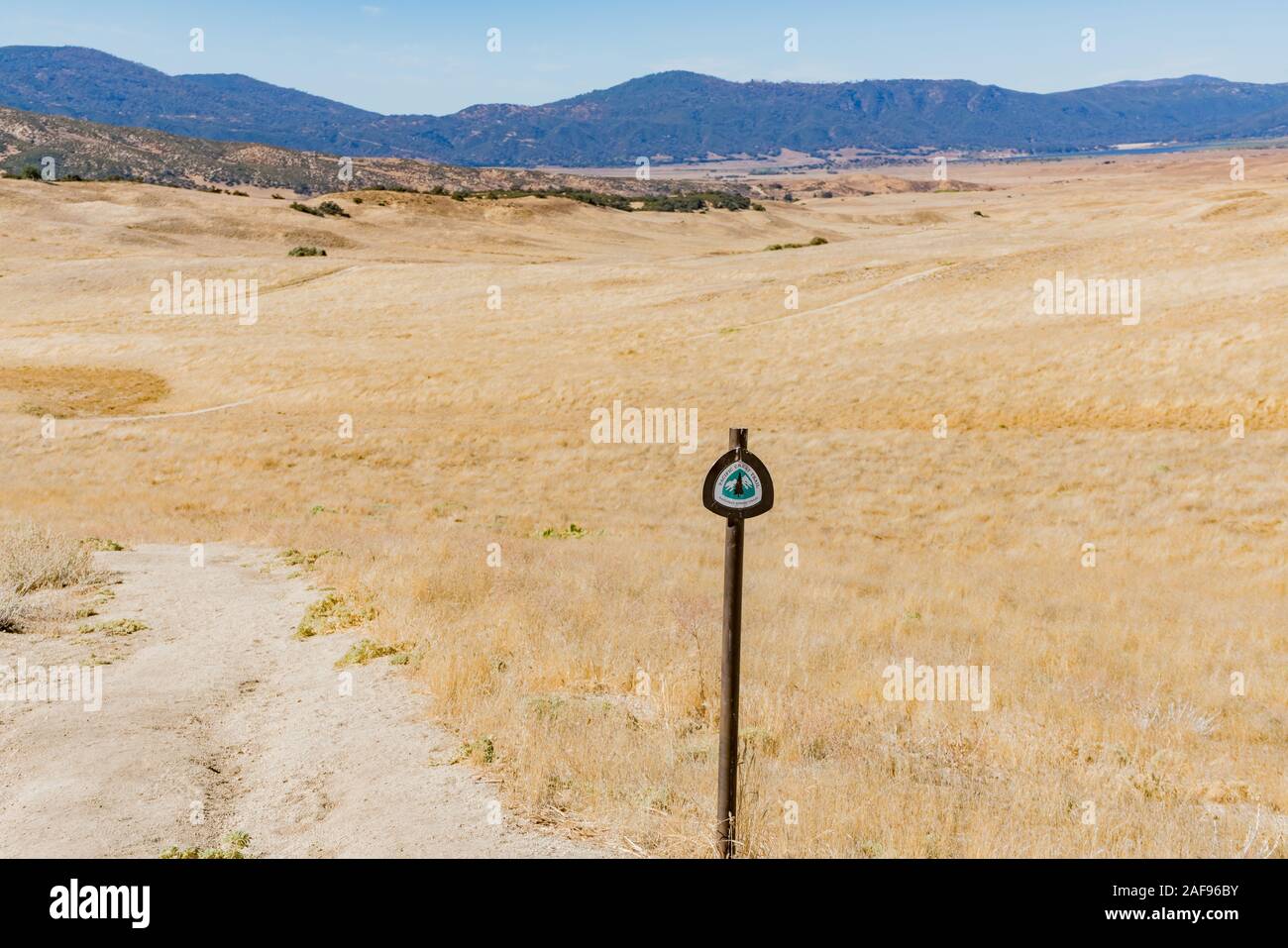 Hiking on the Pacific Crest Trail at Warner Springs, California Stock ...