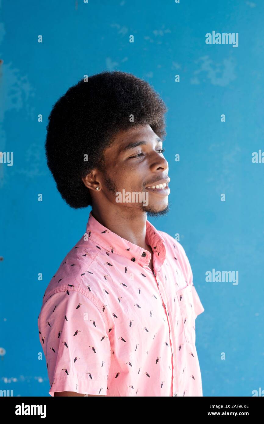 A local Garifuna man from the Nicaraguan Caribbean Stock Photo - Alamy