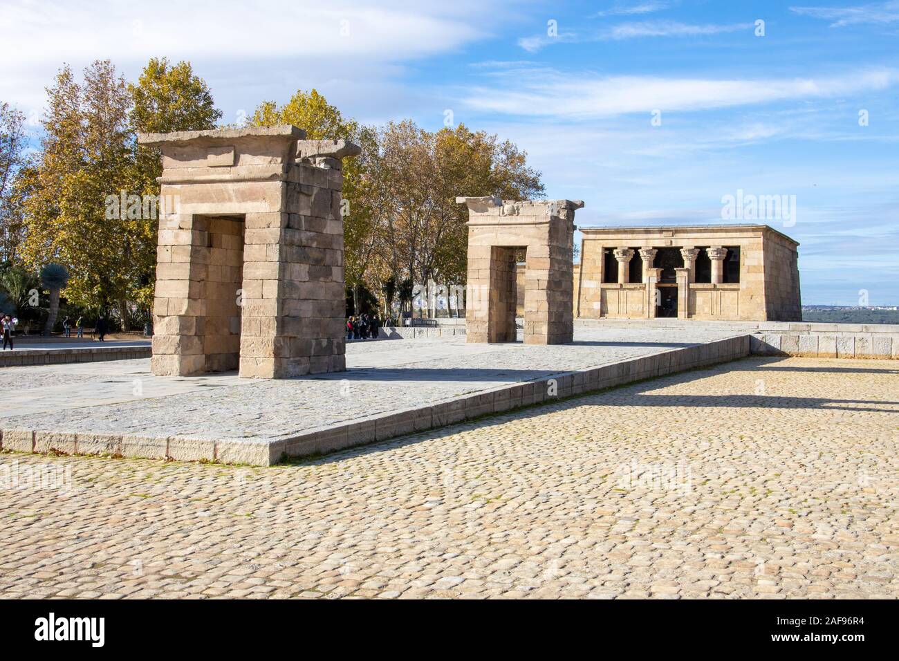 Templo de Debod, Temple of Debod, Madrid, Spain Stock Photo - Alamy