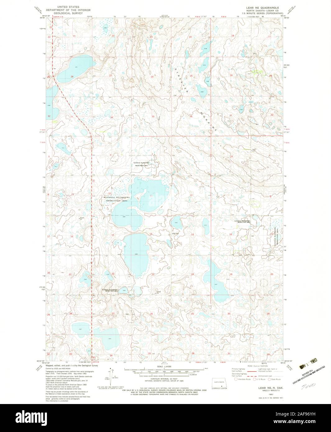 Map of lehr hi-res stock photography and images - Alamy