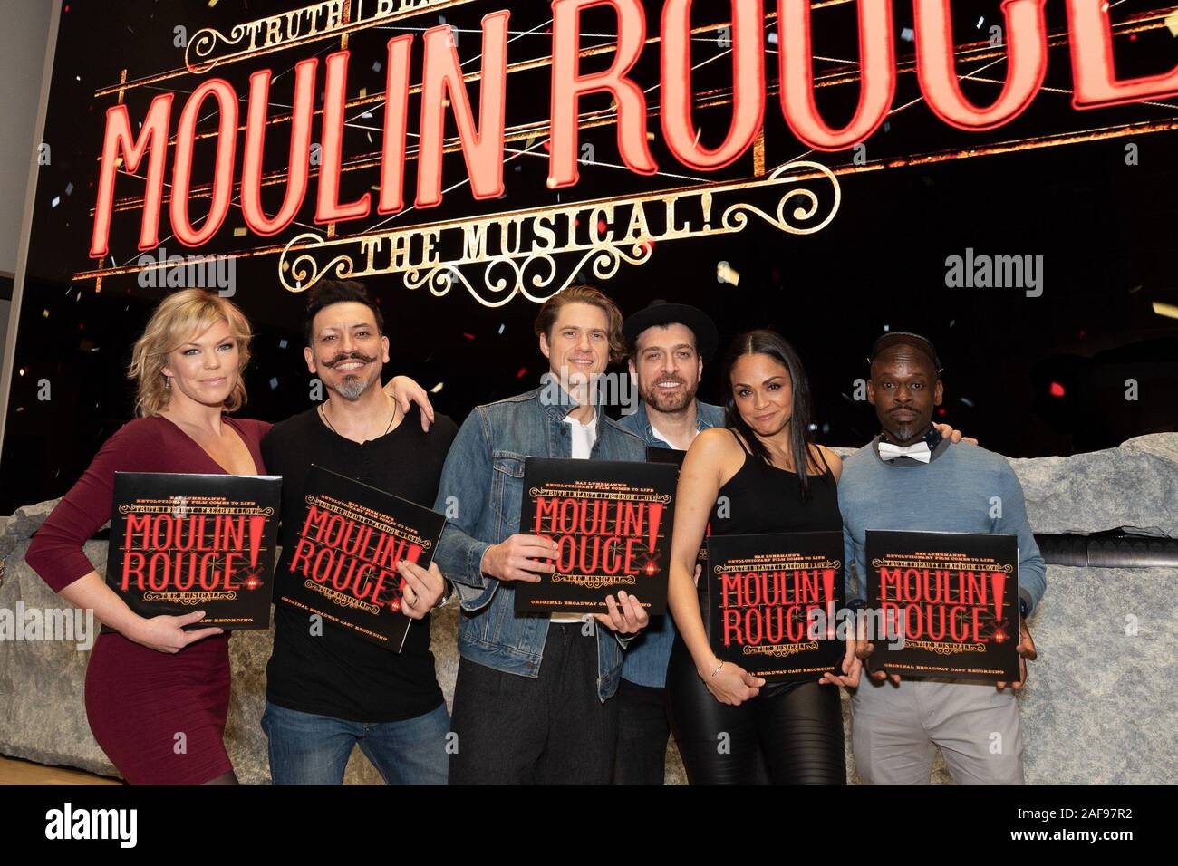 New York, NY, USA. 13th Dec, 2019. Robyn Hurder, Ricky Rojas, Aaron ...