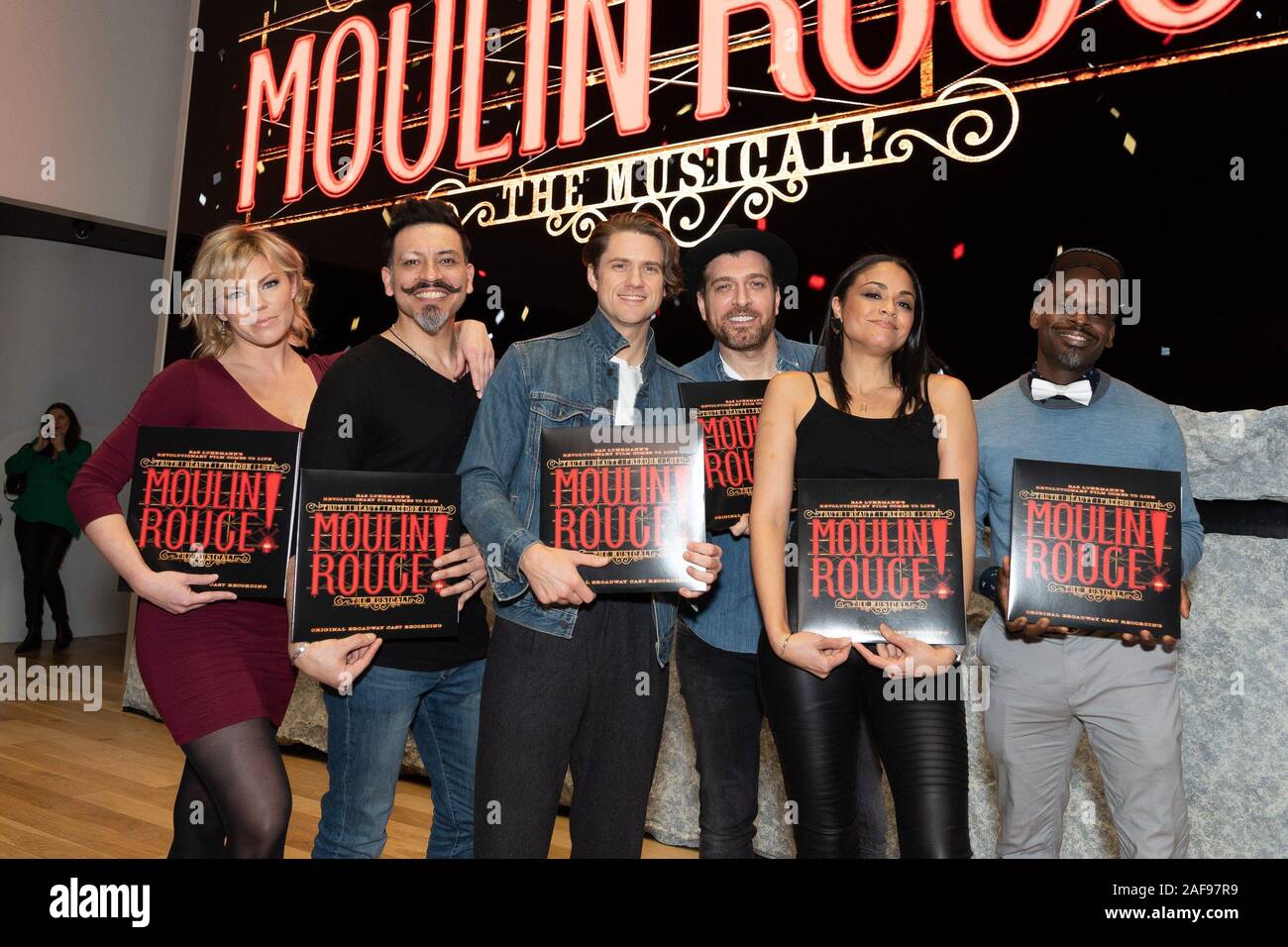 New York, NY, USA. 13th Dec, 2019. Robyn Hurder, Ricky Rojas, Aaron ...