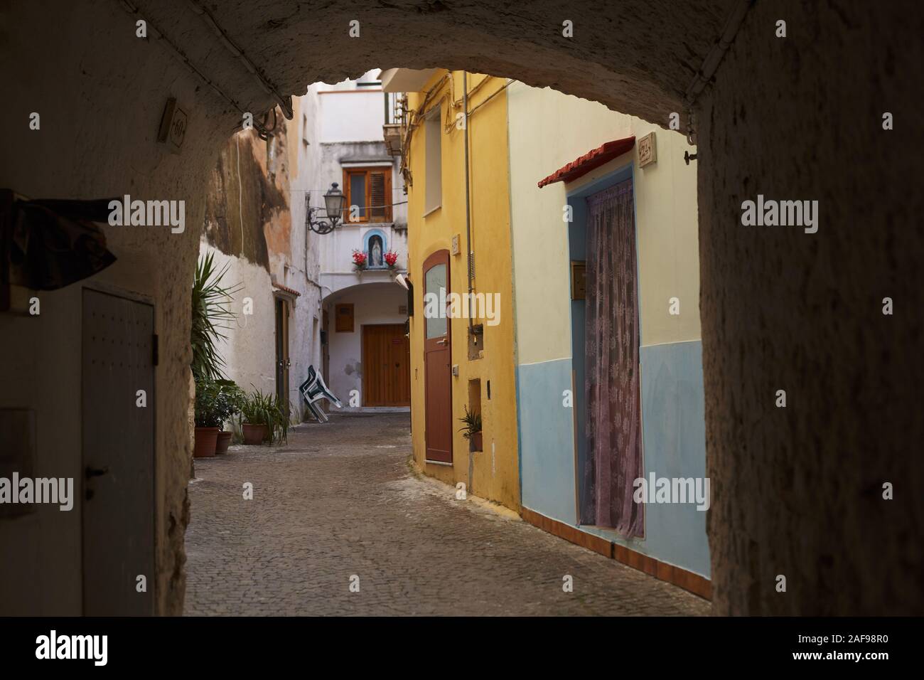 Via del Castello, Formia, Province of Latina, Italy Stock Photo - Alamy