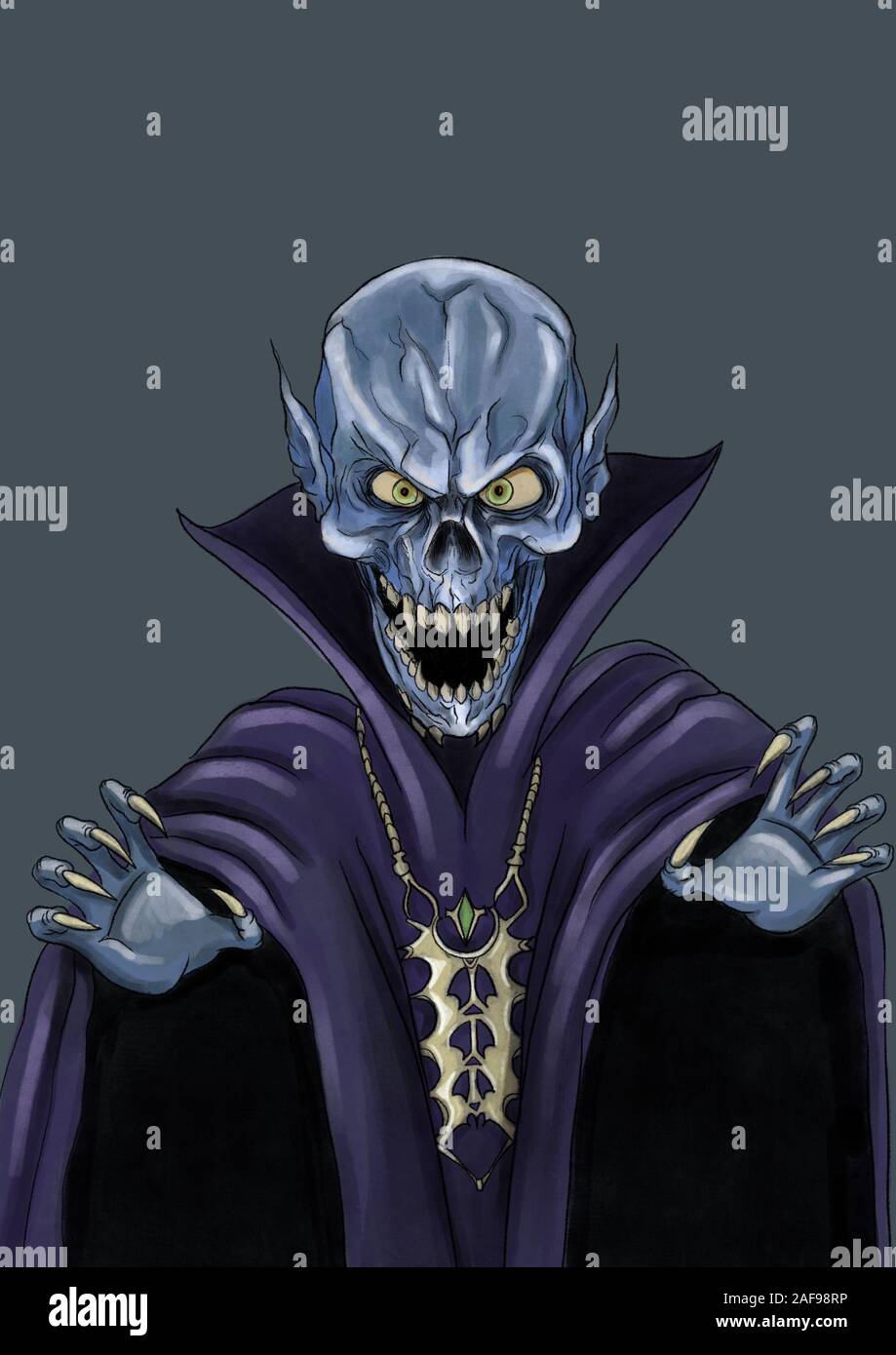 vampire count illustration Stock Photo - Alamy