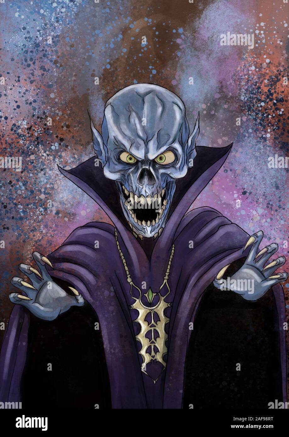 vampire count illustration Stock Photo - Alamy