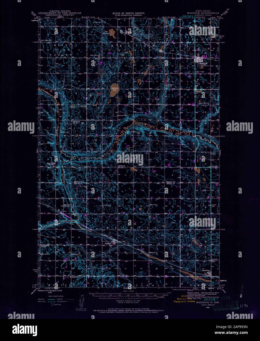 Map of maddock hi-res stock photography and images - Alamy