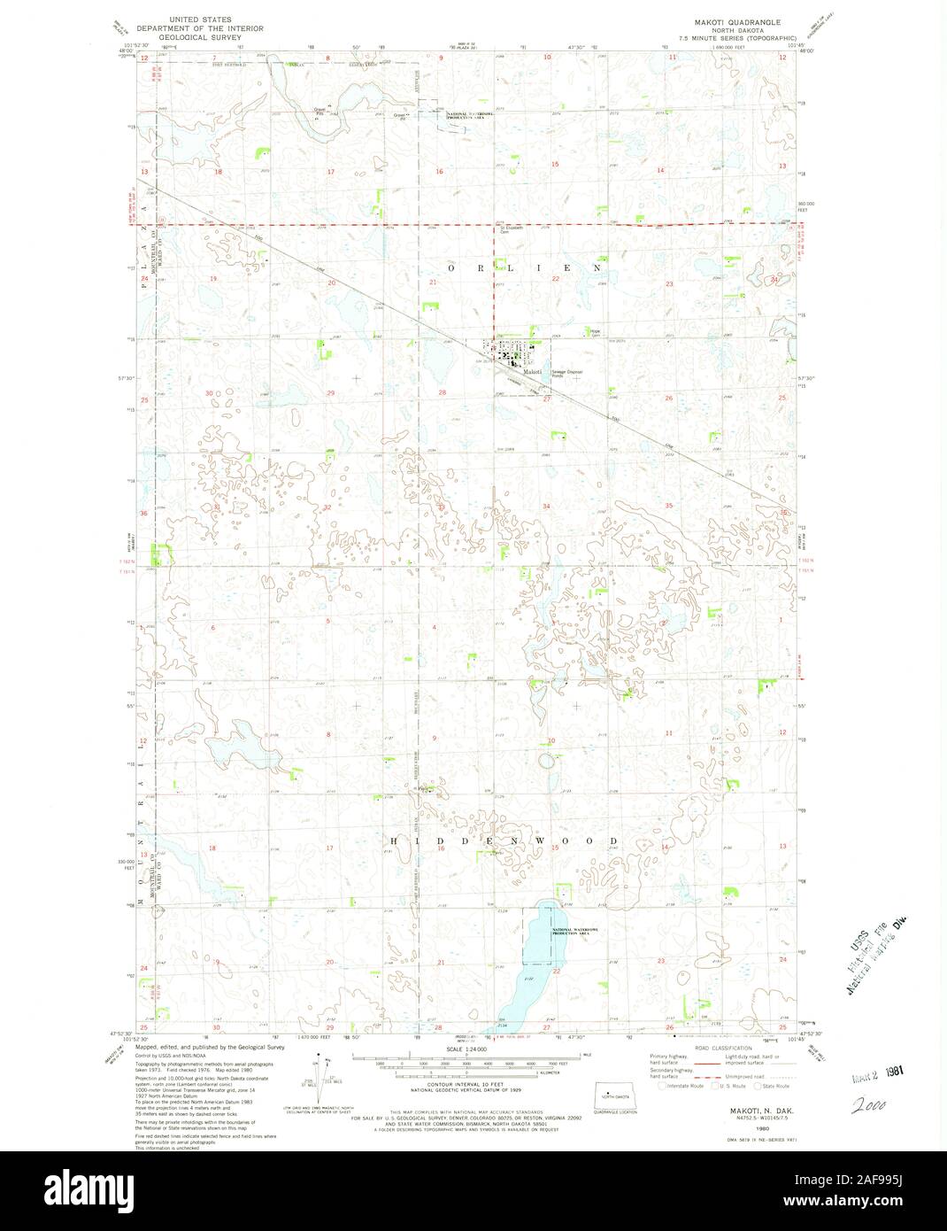 Map of makoti hi-res stock photography and images - Alamy