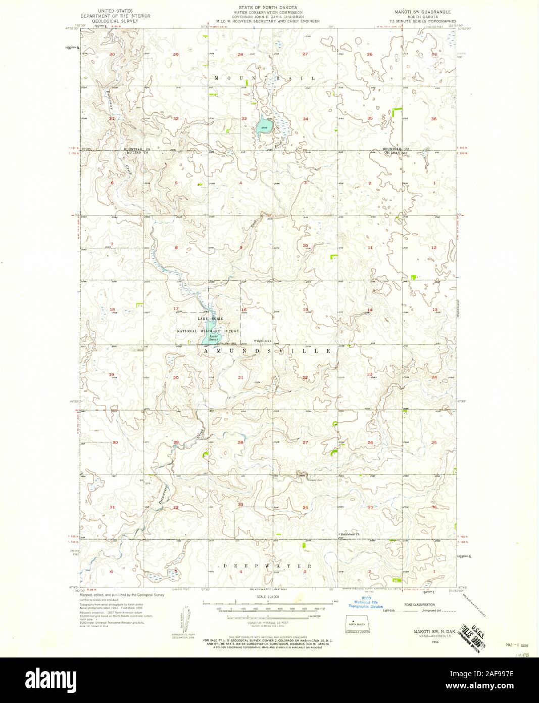 Makoti north dakota map hi-res stock photography and images - Alamy