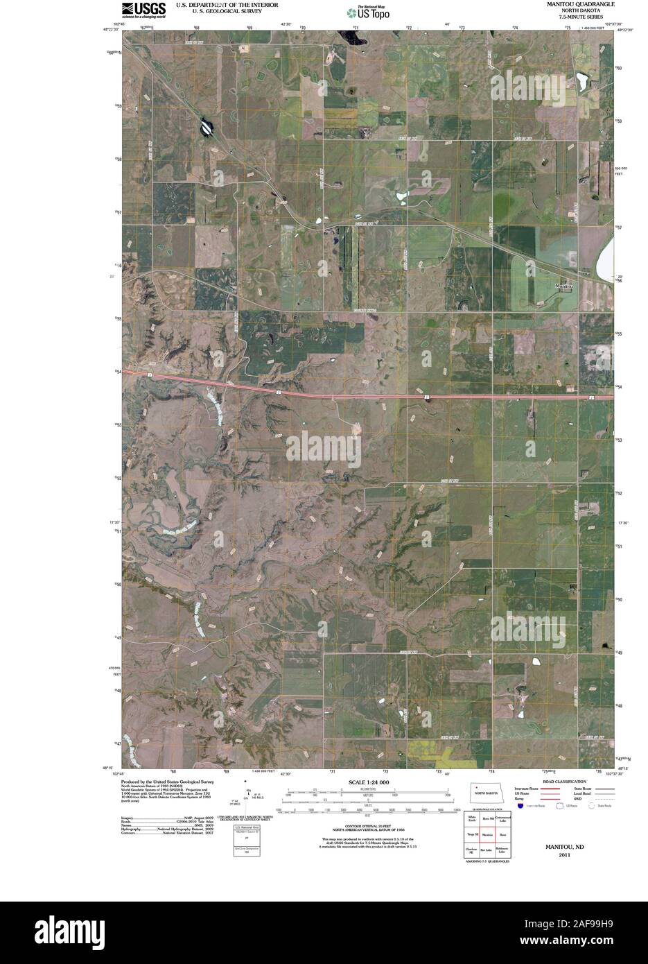 Map of manitou hi-res stock photography and images - Alamy