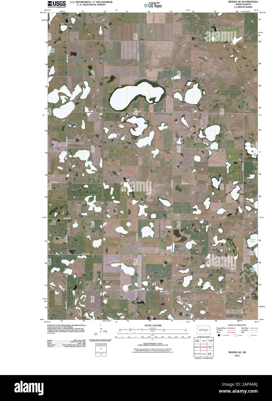 Map of medina north dakota hi-res stock photography and images - Alamy