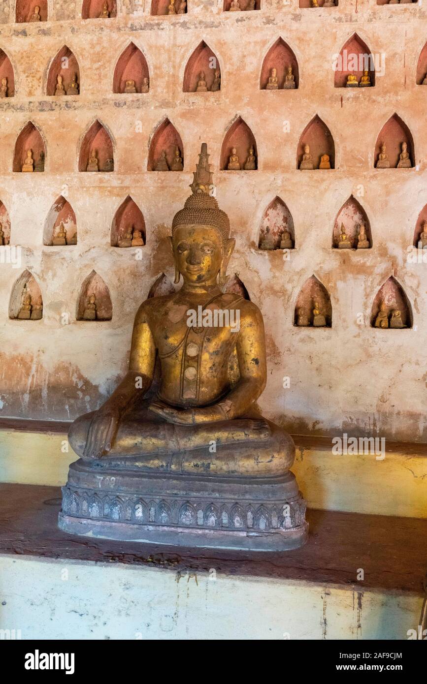 Buddha statues, Vientiane, Laos Stock Photo - Alamy