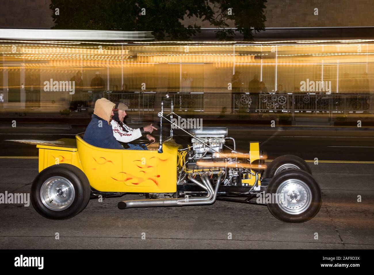 A 1923 T-bucket hot rod built on a heavily modified Ford Model T body ...