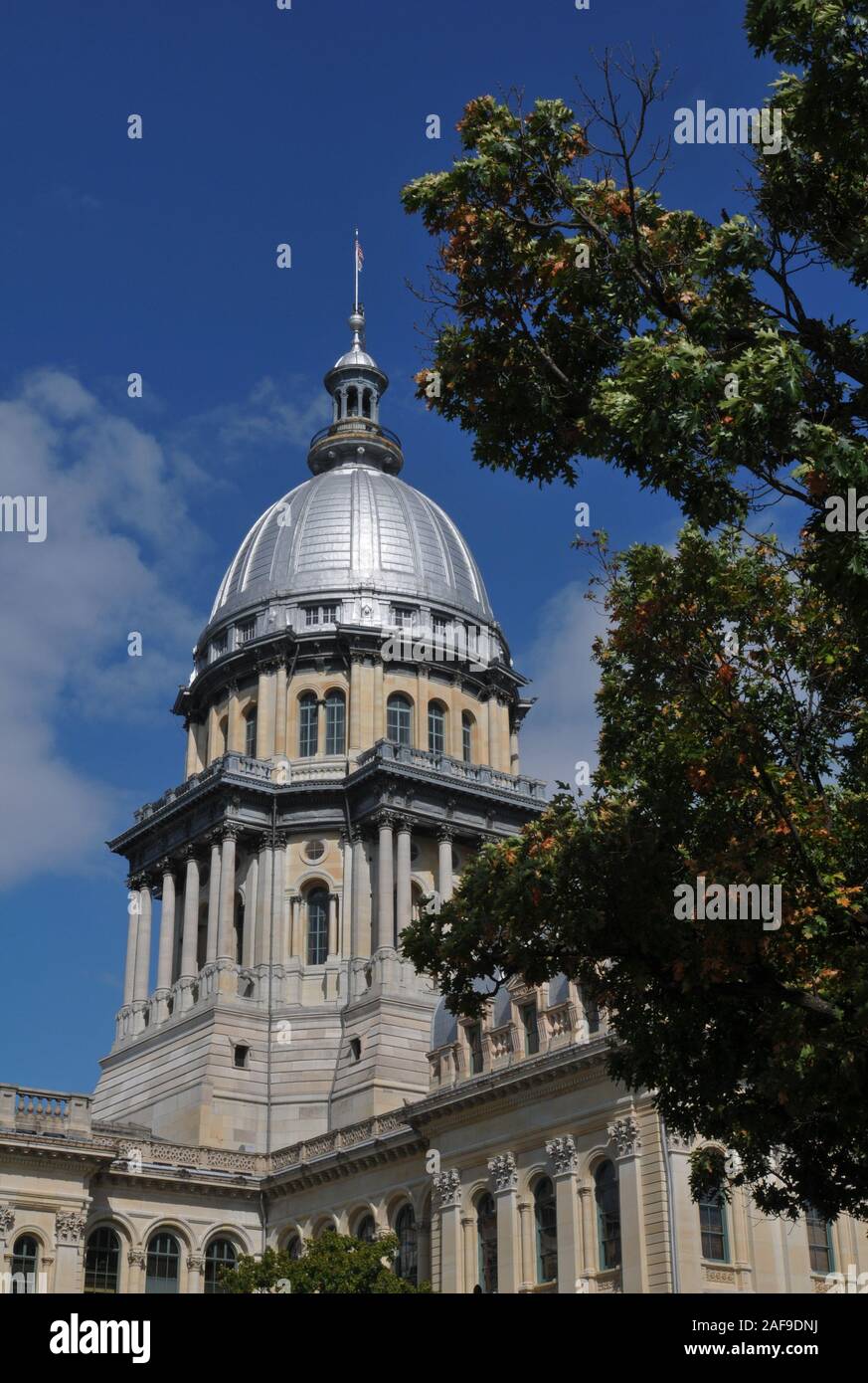 Built between 1868-1888, the Illinois State Capitol in Springfield is ...